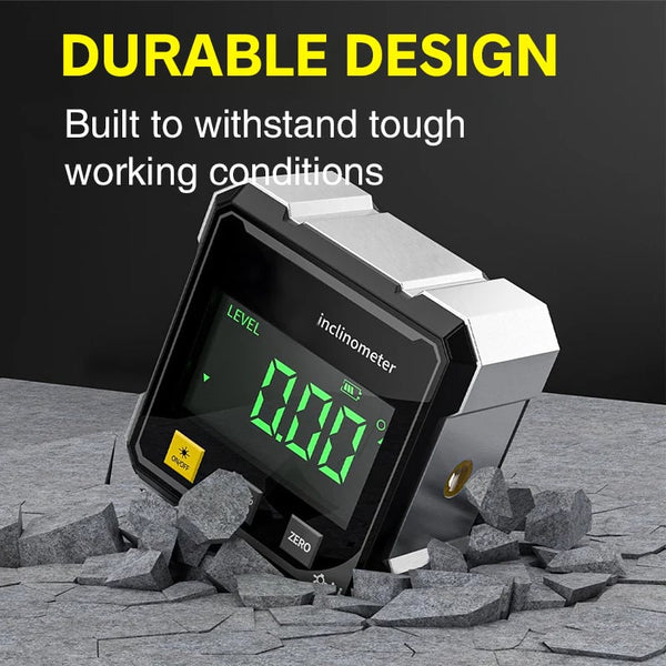 4-Side Magnetic Digital Angle Gauge with Laser – evaperise